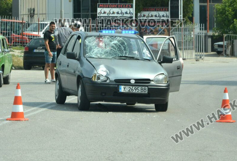 20-годишна с тротинетка се заби в кола и се качи на тавана й - Haskovo.NET